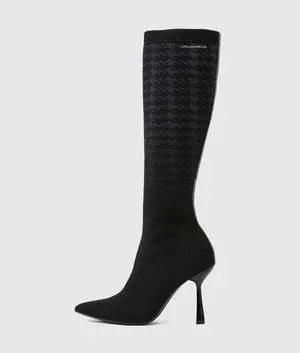 Karl Lagerfeld Pandara Knee-high Boots - Black