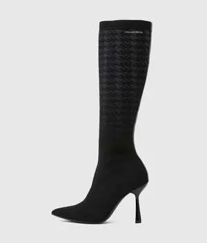 Karl Lagerfeld Pandara Knee-high Boots - Black