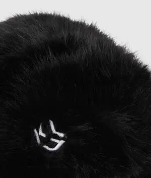 Karl Lagerfeld Monogram Faux-fur Trapper Hat