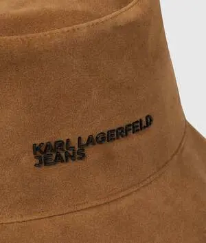 KL JEANS Suede Reversible Bucket Hat