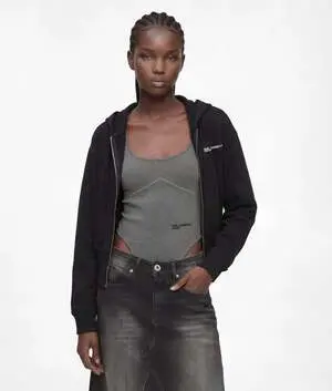KL JEANS Jeans Milano Zip-up Hoodie - Black
