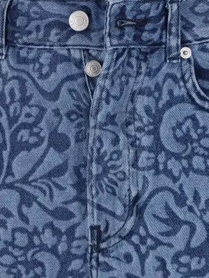 Dries Van Noten Printed Straight Jeans
