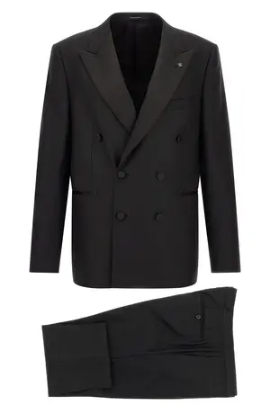 Tagliatore Bruce' Tuxedo Dress - Black