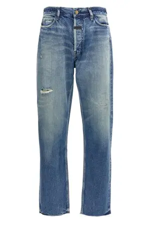 Fear Of God Straight 5 Pocket' Jeans - Blue