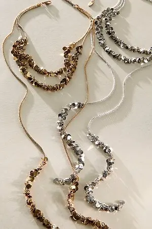 Free People Solana Lariat Necklace - Silver