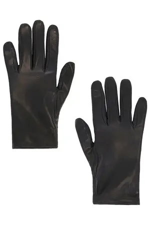 Nour Hammour Nour Hammour Short Glove In Grey Navy