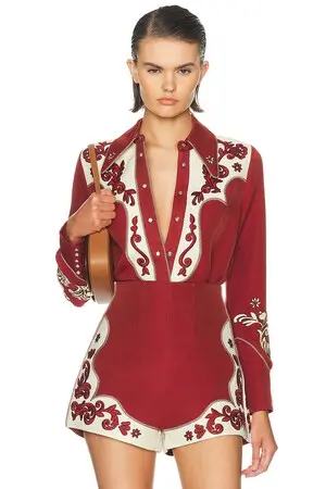 ALEMAIS Duke Embroidered Shirt