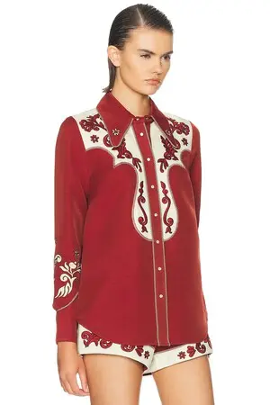 ALEMAIS Duke Embroidered Shirt