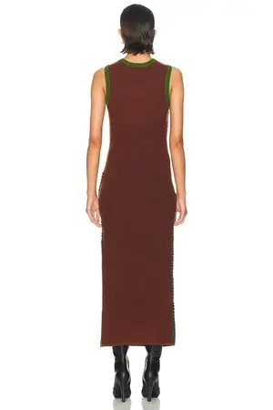 ALEMAIS Lasso Patchwork Knit Dress