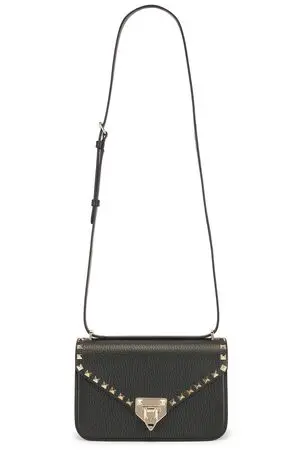 Valentino Garavani Rockstud Small Shoulder Bag - Nero