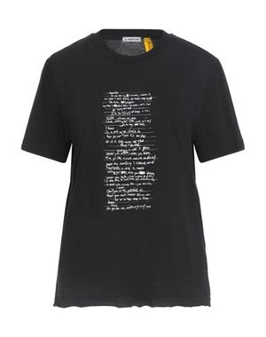 Moncler Cotton T-shirt With Print - Black