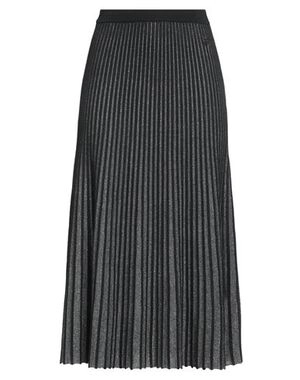 KARL LAGERFELD Woman Midi Skirt Black Size Xs Viscose, Nylon, Metallic Fiber, Elastane