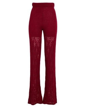 MARIUCCIA Pants Brick Size Acrylic, Wool