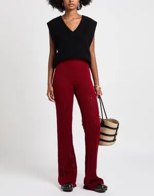 MARIUCCIA Pants Brick Size Acrylic, Wool