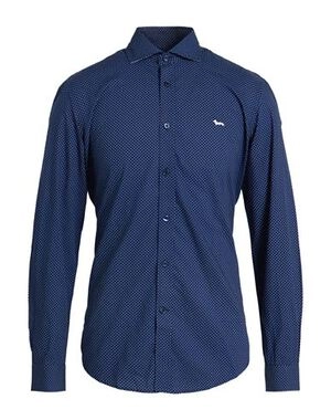 HARMONT & BLAINE Shirt Size Cotton - Navy