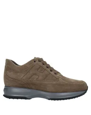 Hogan Sneakers Khaki Size Soft Leather