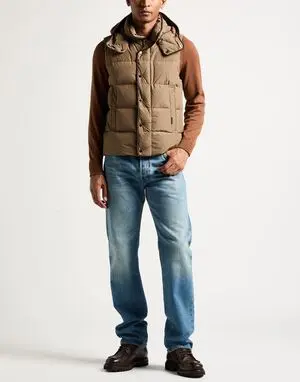 MOORER Vest Light Brown Size Polyester