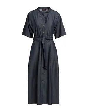 MOORER Midi Dress Size Cotton, Polyester, Elastane