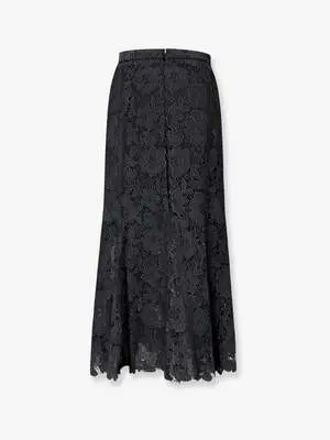 SELF-PORTRAIT Lace Midi Skirt