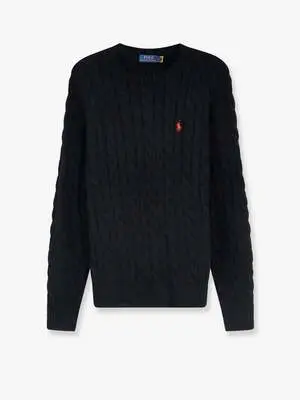 Polo Ralph Lauren Cotton Sweater With Braided Knit