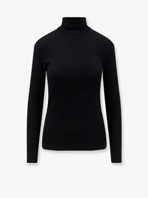 Max Mara Mxmcono Wool Turtleneck - Black