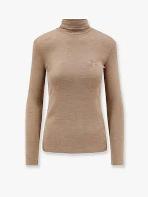Max Mara Mxmcono Wool Turtleneck - Beige