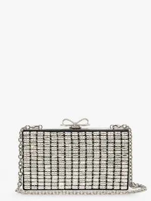 SELF-PORTRAIT Clutch Bag With Crystals