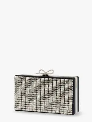 SELF-PORTRAIT Clutch Bag With Crystals