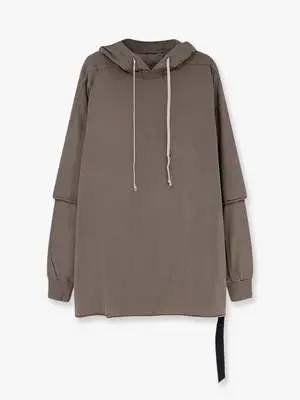 Rick Owens Tommy Hustle Cotton Sweatshirt - Grey