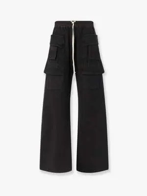 Rick Owens Cotton Cargo Trousers
