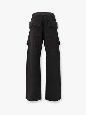 Rick Owens Cotton Cargo Trousers