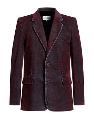 MAISON MARGIELA Blazer Brick Size Cotton, Elastane - Red