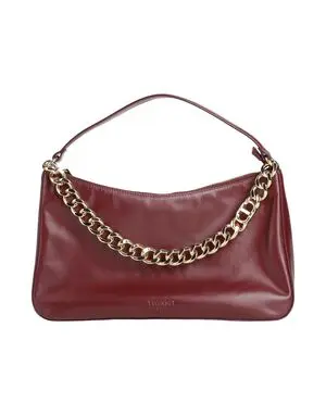 TWINSET Handbag Burgundy Cow Leather