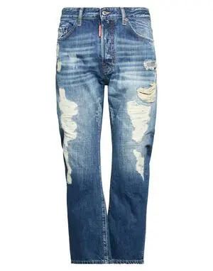 Dsquared2 Jeans Size Cotton, Cow Leather