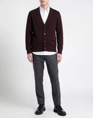 Alpha Studio Cardigan Midnight Size Merino Wool - Brown