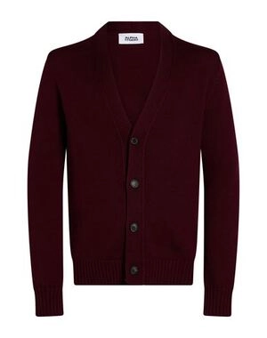 Alpha Studio Cardigan Midnight Size Merino Wool - Red