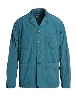 Aspesi Jacket Deep Teal Size Polyester, Polyamide