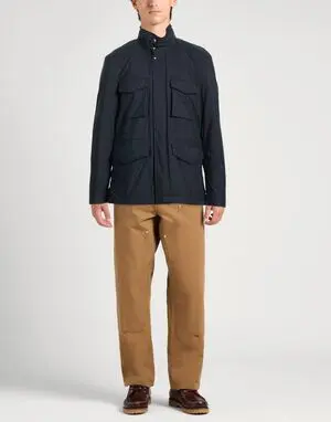 Woolrich Jacket Midnight Size Cotton, Polyamide - Blue