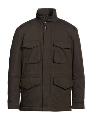 Woolrich Man Jacket Midnight Blue Size Xxs Cotton, Polyamide Green