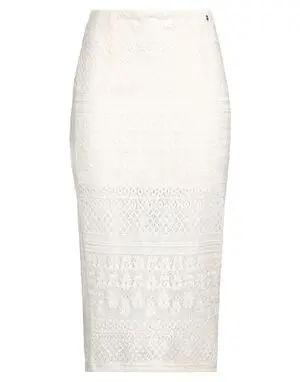 Liu Jo Midi Skirt Size Cotton, Polyamide, Elastane