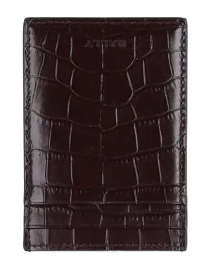 Bally Cardholder Burgundy Leather