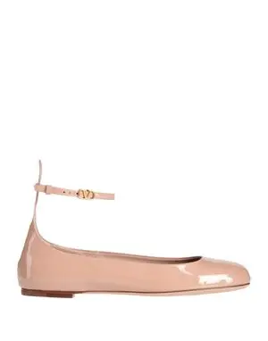 Valentino Garavani Leather Ballet Flats - Pink