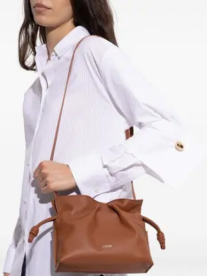 Loewe Flamenco Mini Leather Clutch