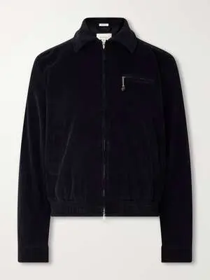 SECOND / LAYER Loco Dice Cotton-corduroy Blouson Jacket - Black