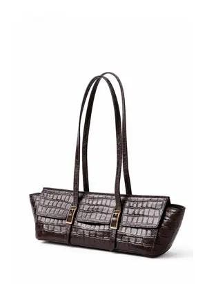 ELLEME Le Bateau Croco Embossed Leather