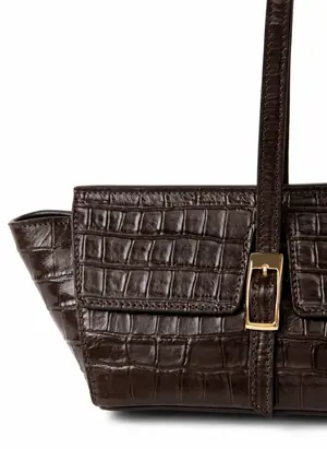 ELLEME Le Bateau Croco Embossed Leather
