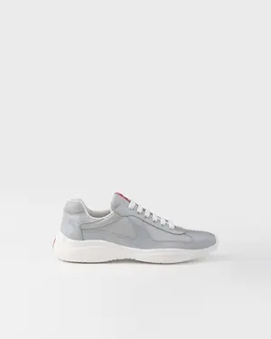 Prada America's Cup Sneakers Patent Leather And Technical Fabric