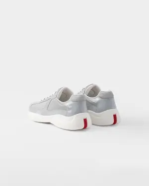 Prada America's Cup Sneakers Patent Leather And Technical Fabric