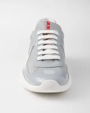Prada America's Cup Sneakers Patent Leather And Technical Fabric