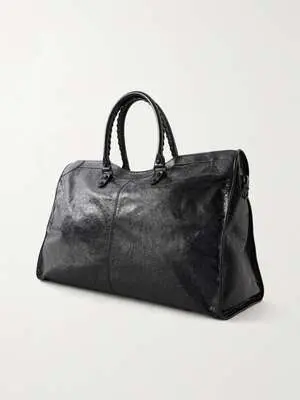 Balenciaga Le City Travel Textured-leather Tote Bag